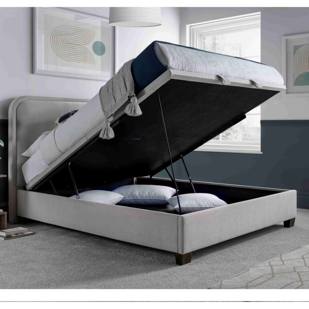 Brantford Ottoman in Maskat Clay – The Bed Post