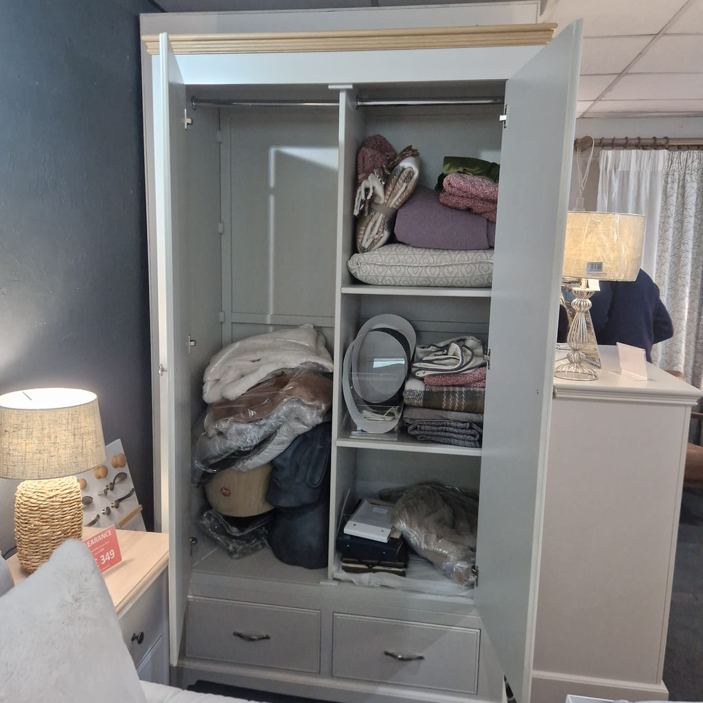 Hill & Hunter Inspiration Extra Tall Wardrobe with 2 drawers – The Bed Post