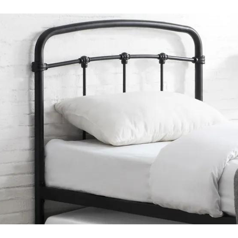 Vicenza Metal Guest Bed in Sand Blasted Black Finish – The Bed Post